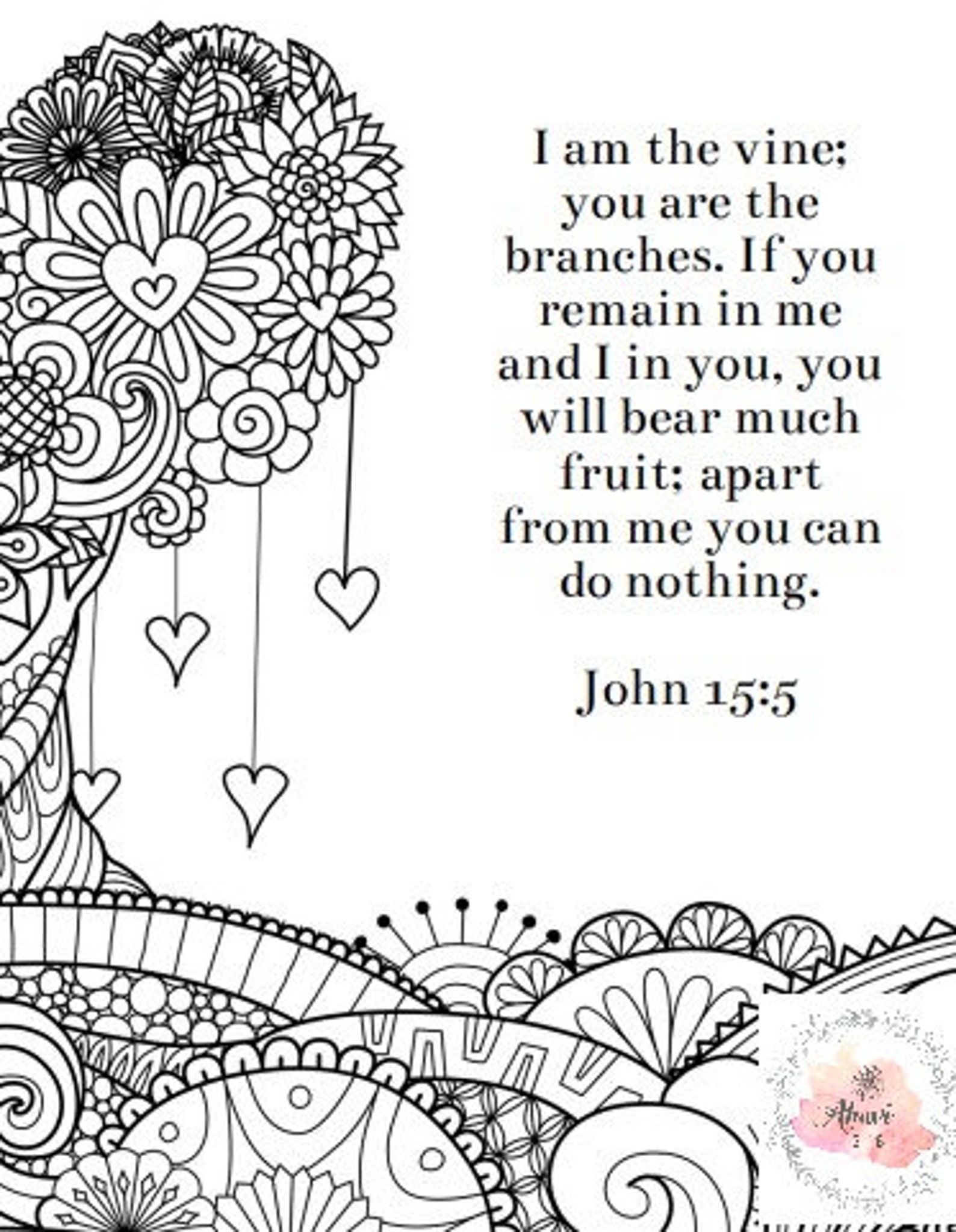 10 Coloring Bible Verses VOL III - Etsy