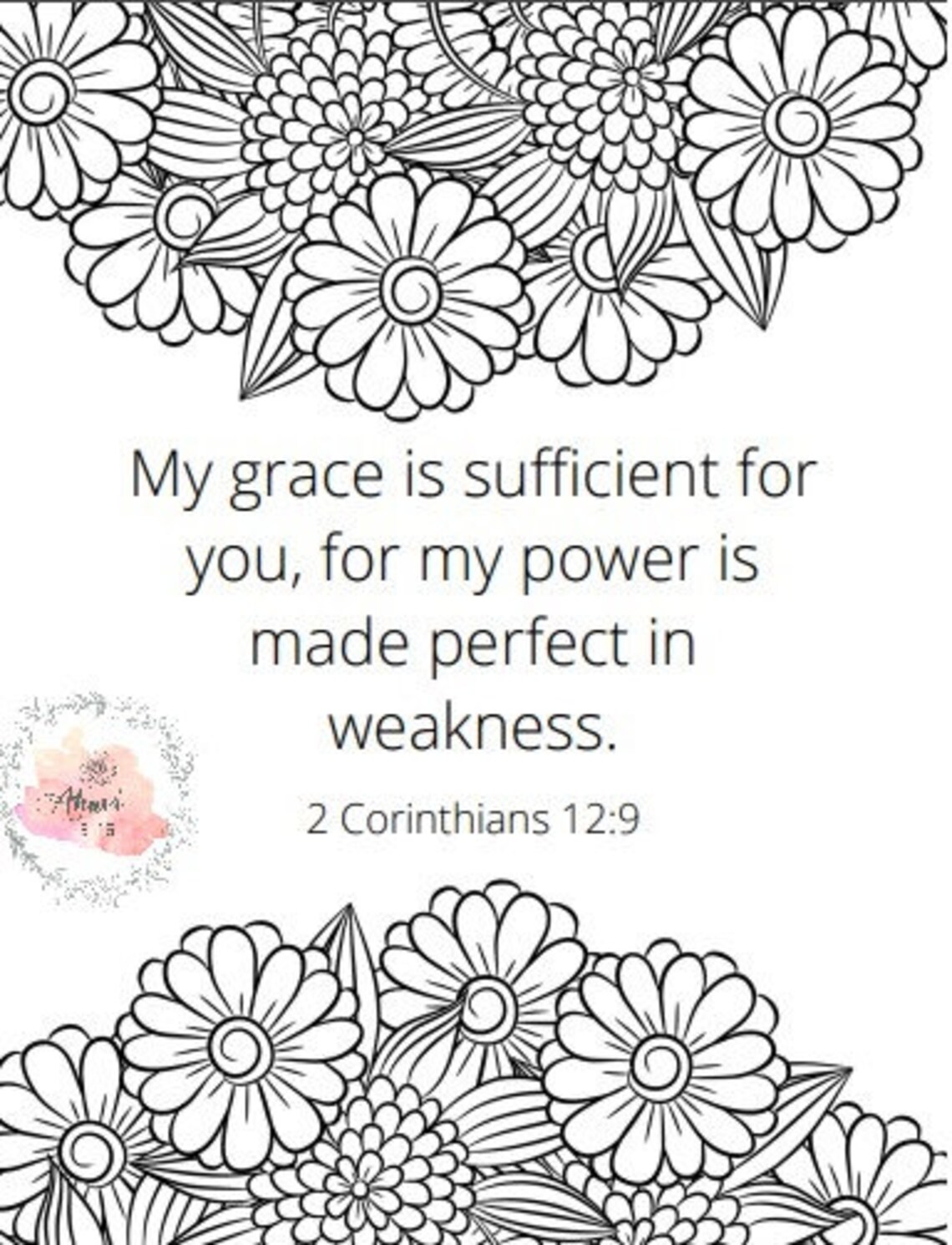 10 Coloring Bible Verses VOL III - Etsy