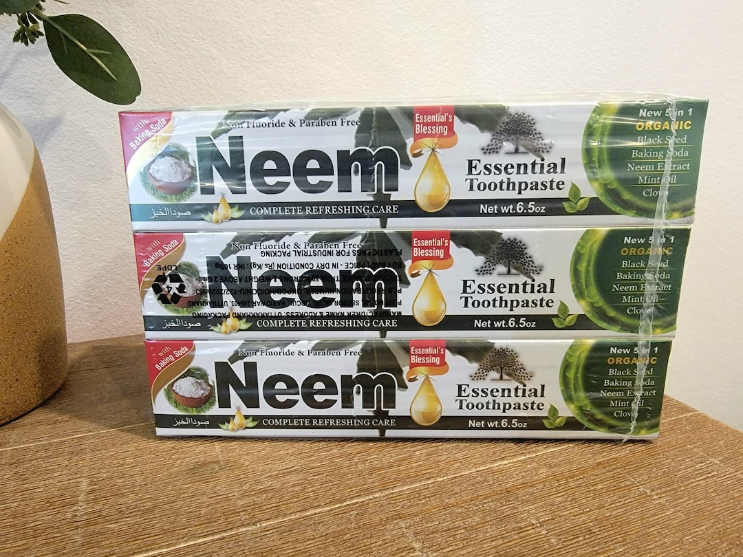 Neem 5-in-1 Essential Toothpaste ( 6-pack) - Etsy