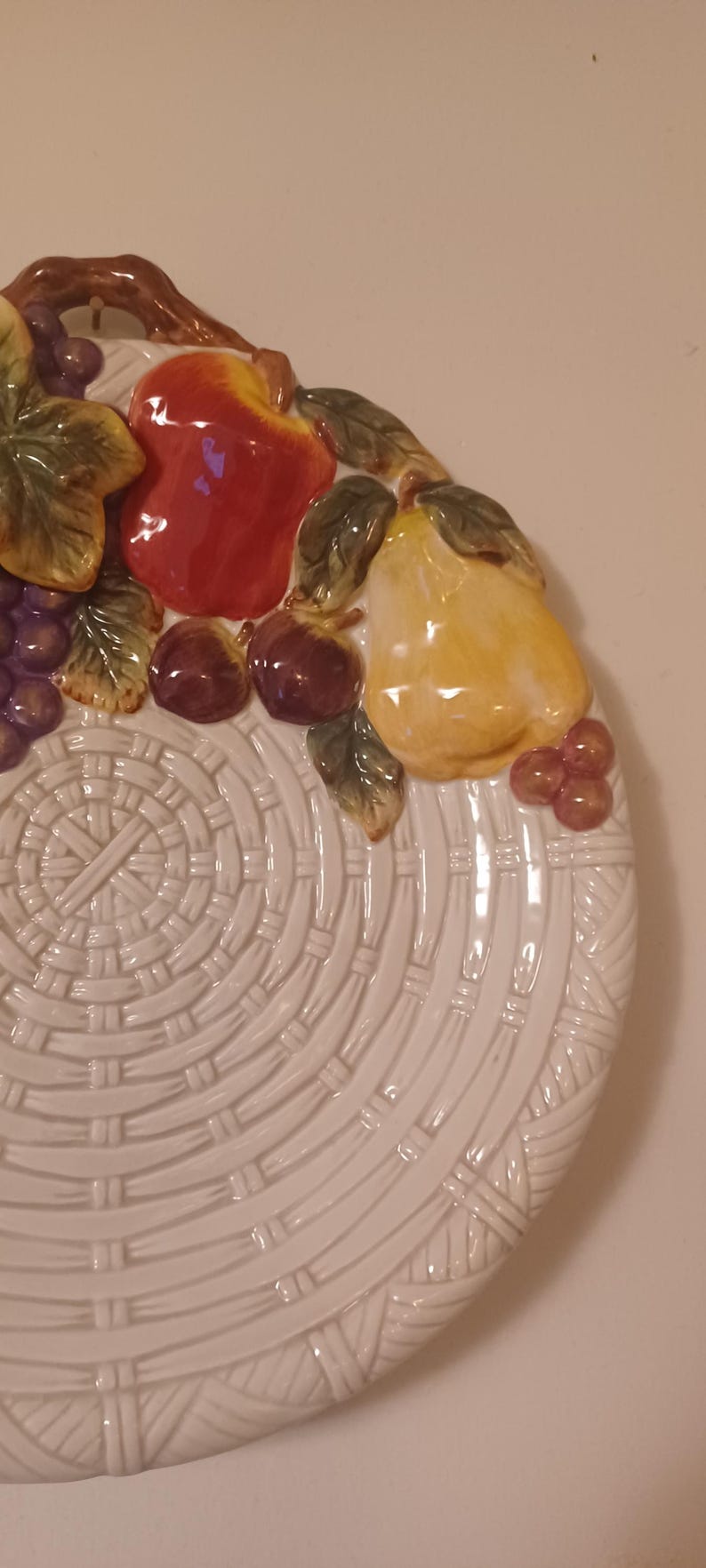 Cornucopia Collection Style Eyes Fruit Vine Decorative Plate - Etsy