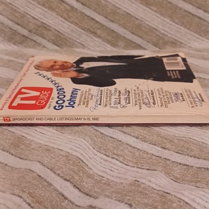 Vintage 1992 TV Guide/johnny Carson Retires - Etsy