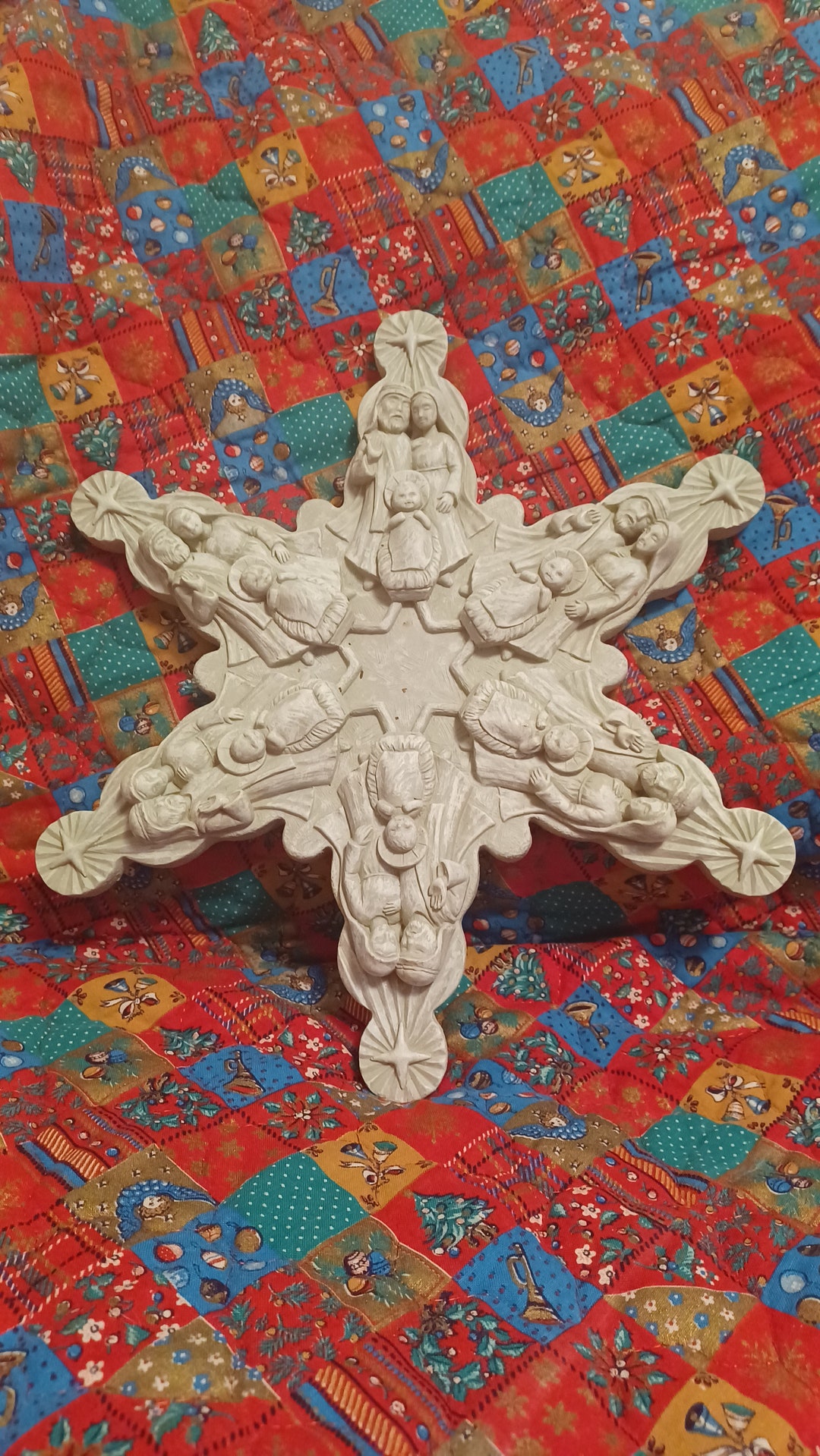 George Carruth Nativity Snowflake - Etsy