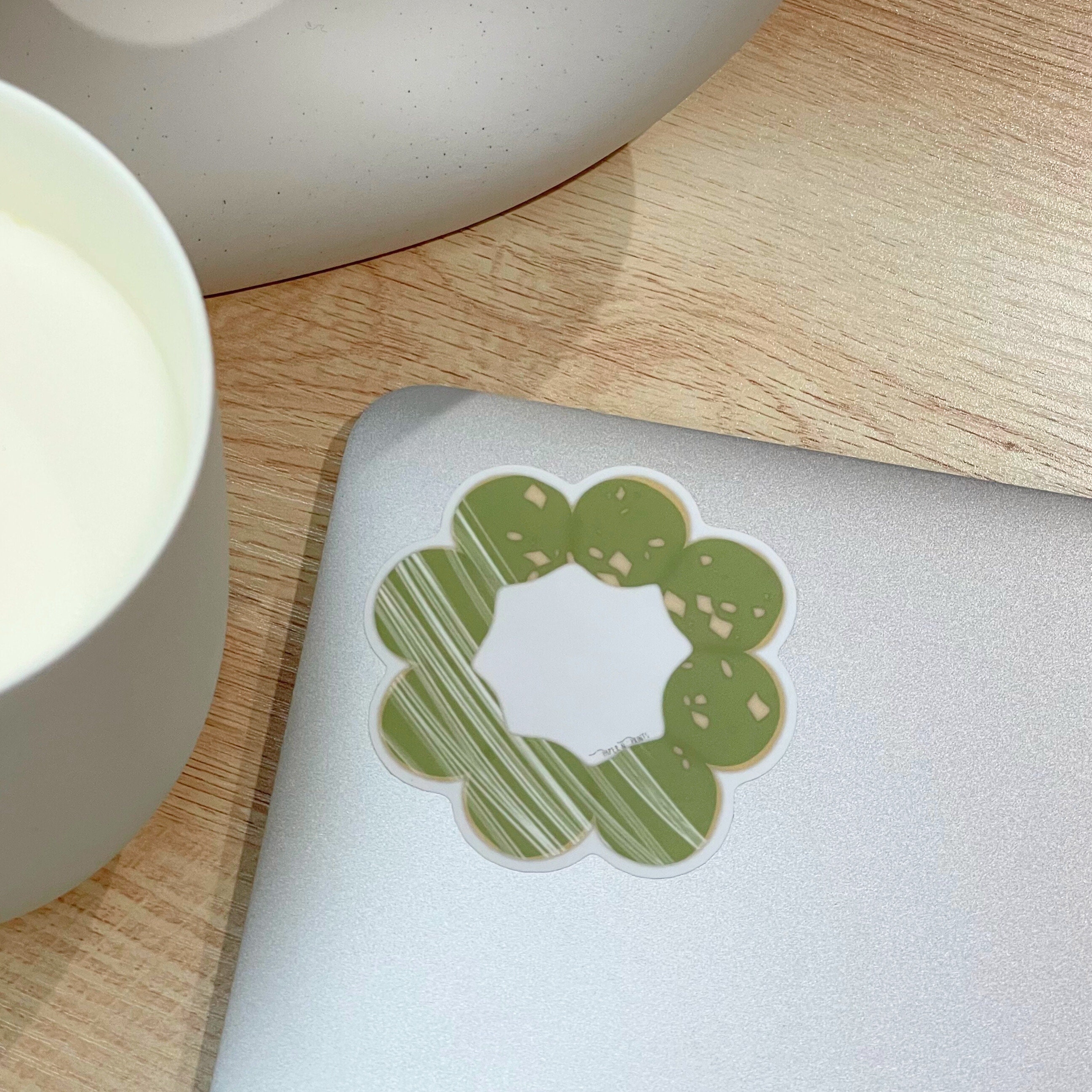 Matcha Green Tea Matte Vinyl Die Cut Stickers - Waterproof | High ...