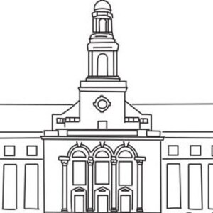 Sketched Drawing of Oklahoma State University Campus - Etsy