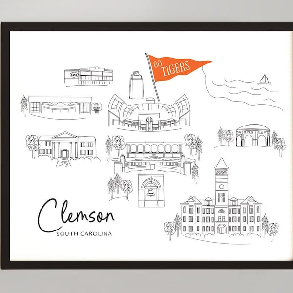 Clemson Football - Etsy
