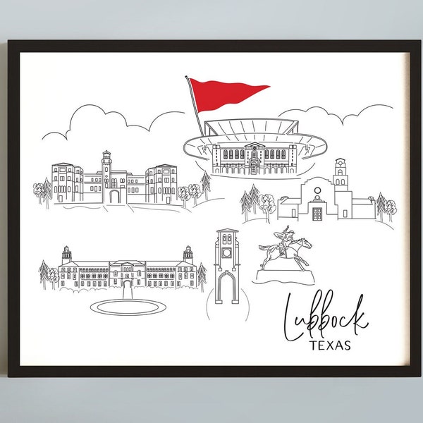 Texas Tech Embroidery - Etsy