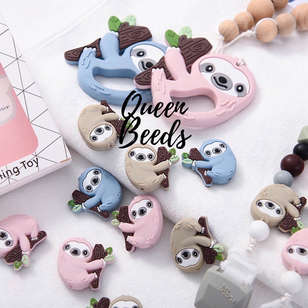 30 BULK CLOSEOUT Sloth Silicone Beads - Etsy