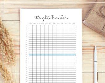 Weight Tracker - Etsy