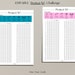 Editable Project 50 Challenge Template | 50-day Habit Tracker | Goal ...