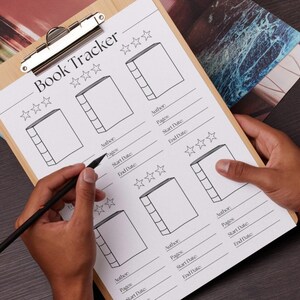 2025 Printable Reading Tracker: Book Log, Review & Library Organizer ...