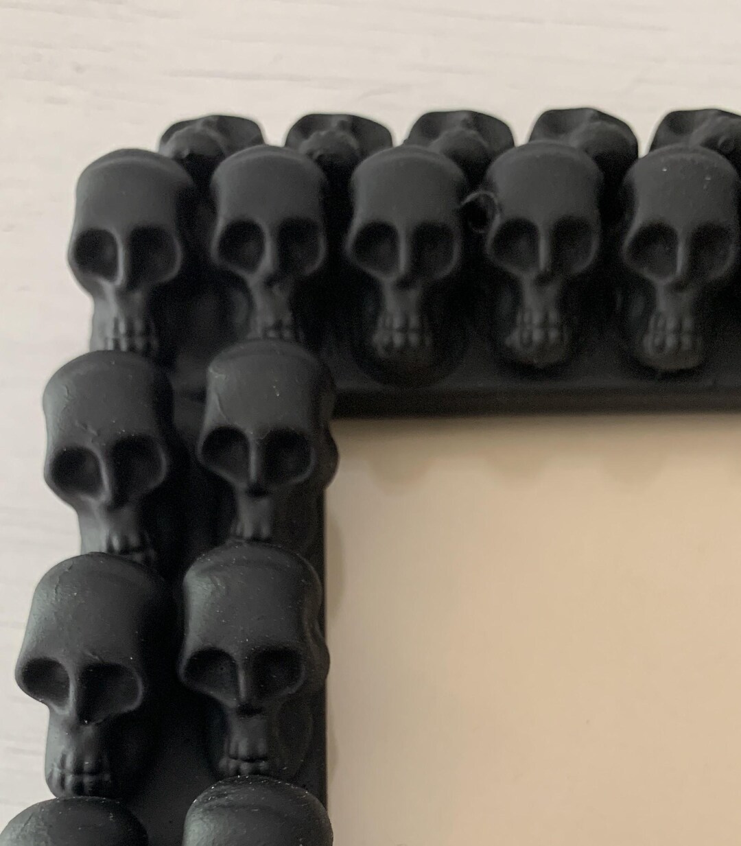 Skulls 4x6 Picture Art Print Frame Tabletop Wall Matte Black Gothic ...