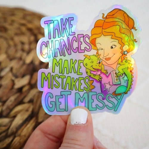 Ms. Frizzle Sticker the Magic School Bus Sticker Teacher - Etsy