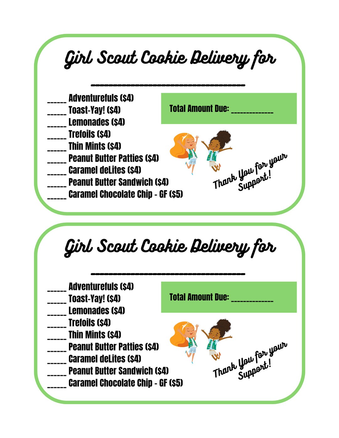 Girl Scout Cookie Delivery - Etsy
