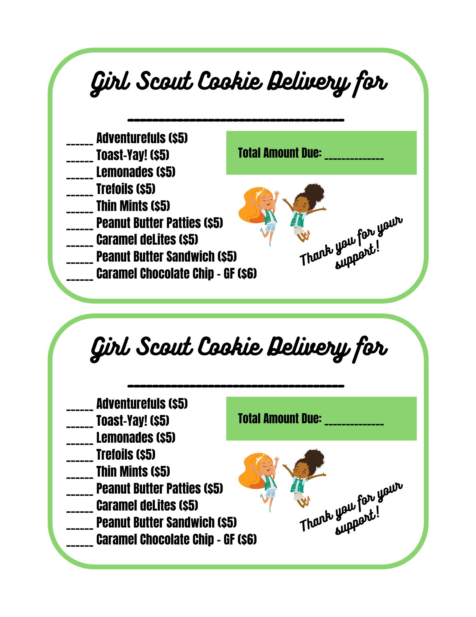 Girl Scout Cookie Delivery - Etsy