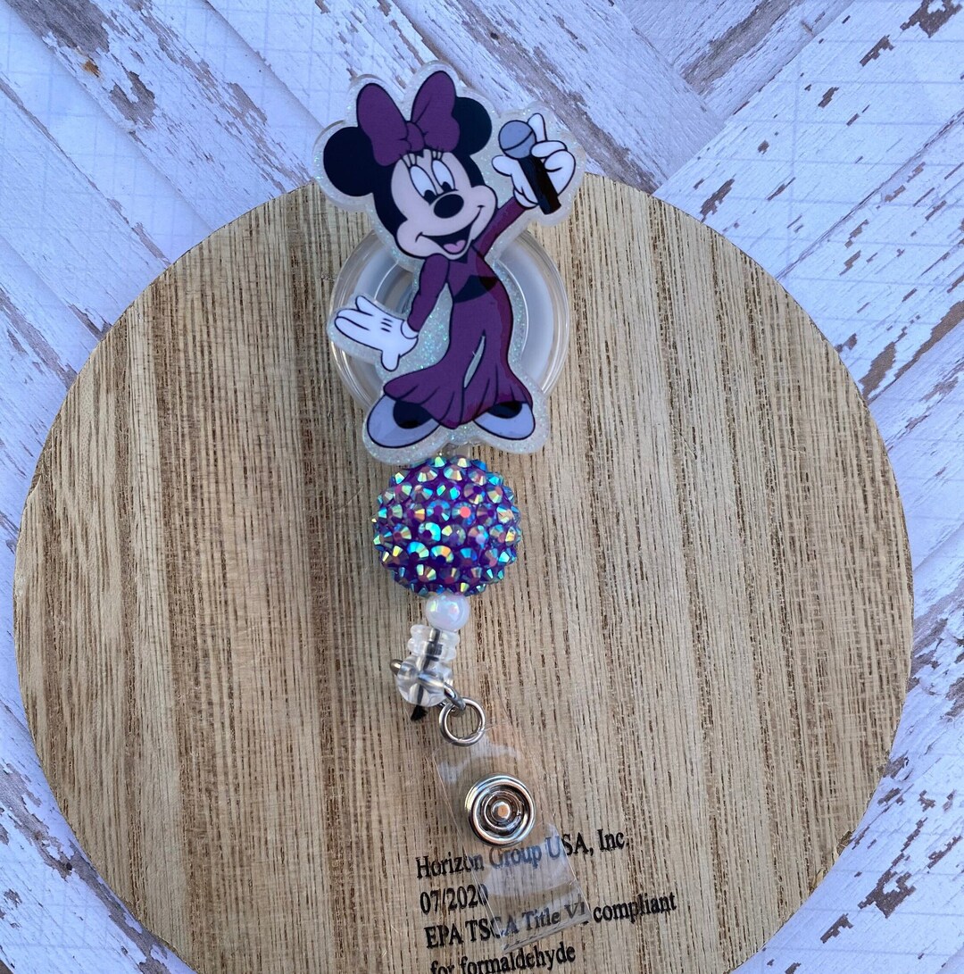 Mouse Singer Badge Reels/latino Badge Reels/medical Badge - Etsy