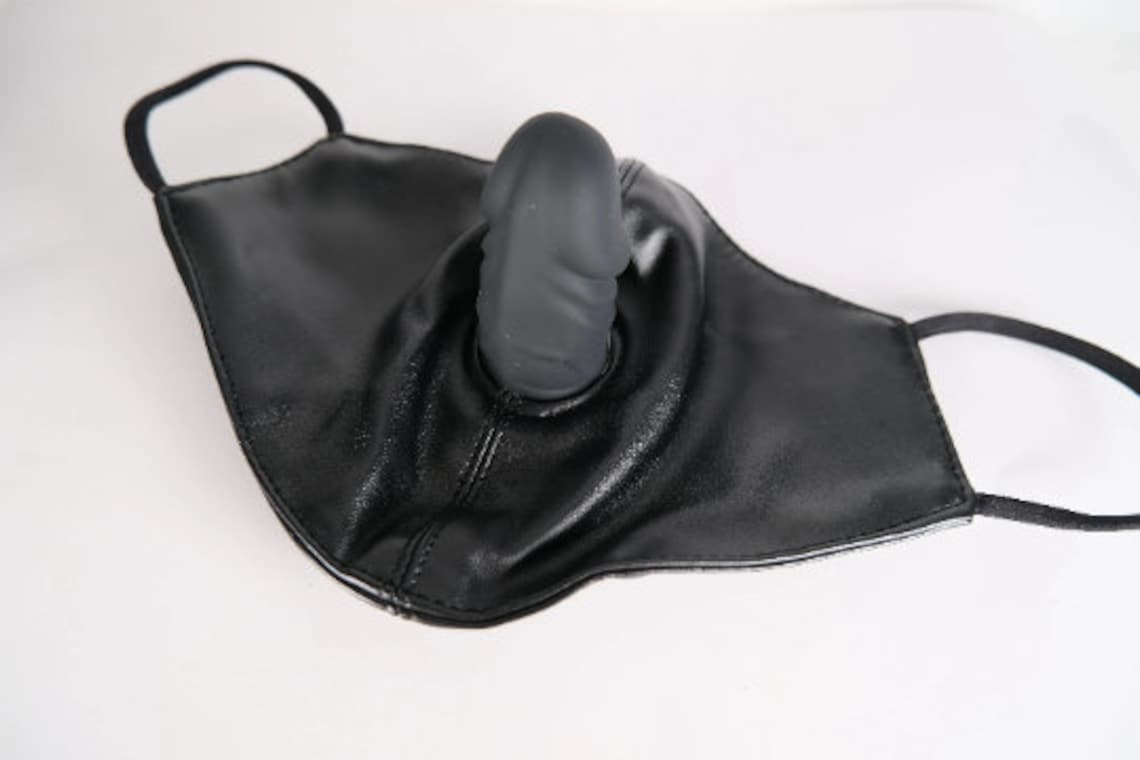 Mask With Dildo Gag - Etsy