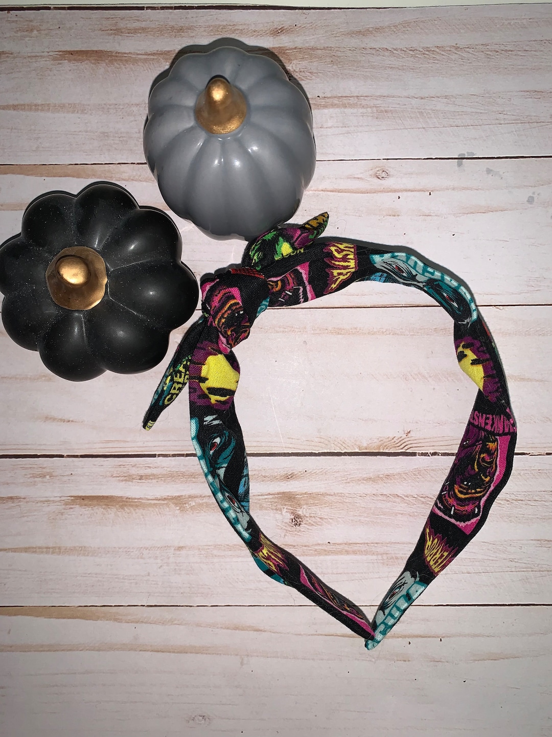 Classic Movie Monster Inspired Knotty Bow Headband - Etsy