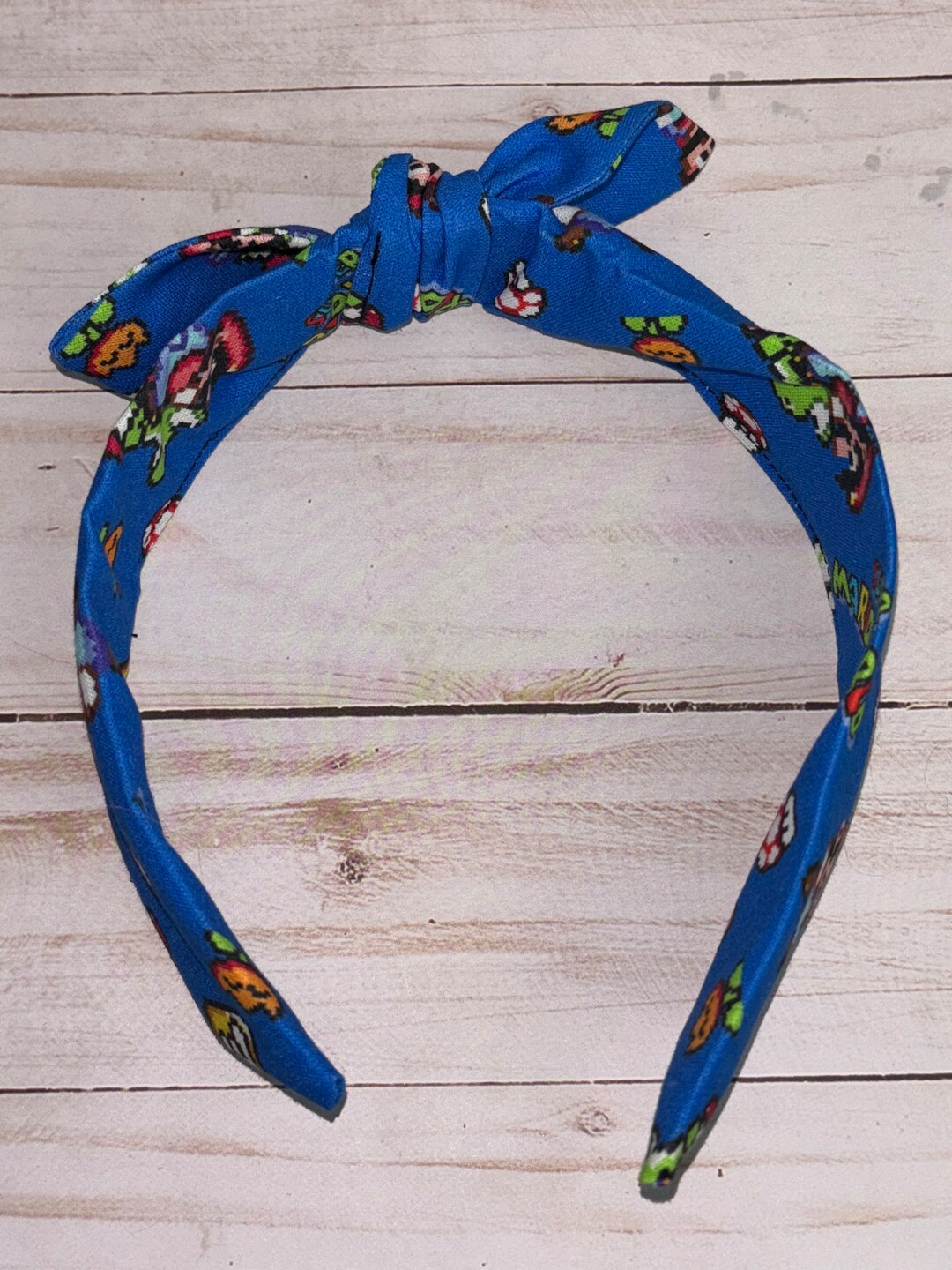Super Mario Inspired Knotty Bow Headband - Etsy