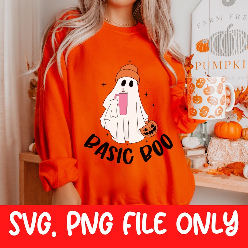 Cute Ghost Boo Png,basic Boo, Ghost Ice Coffee Png, Halloween Ghost Png ...