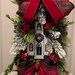 Rustic Christmas Swag With Church, Vintage-style Christmas Swag ...
