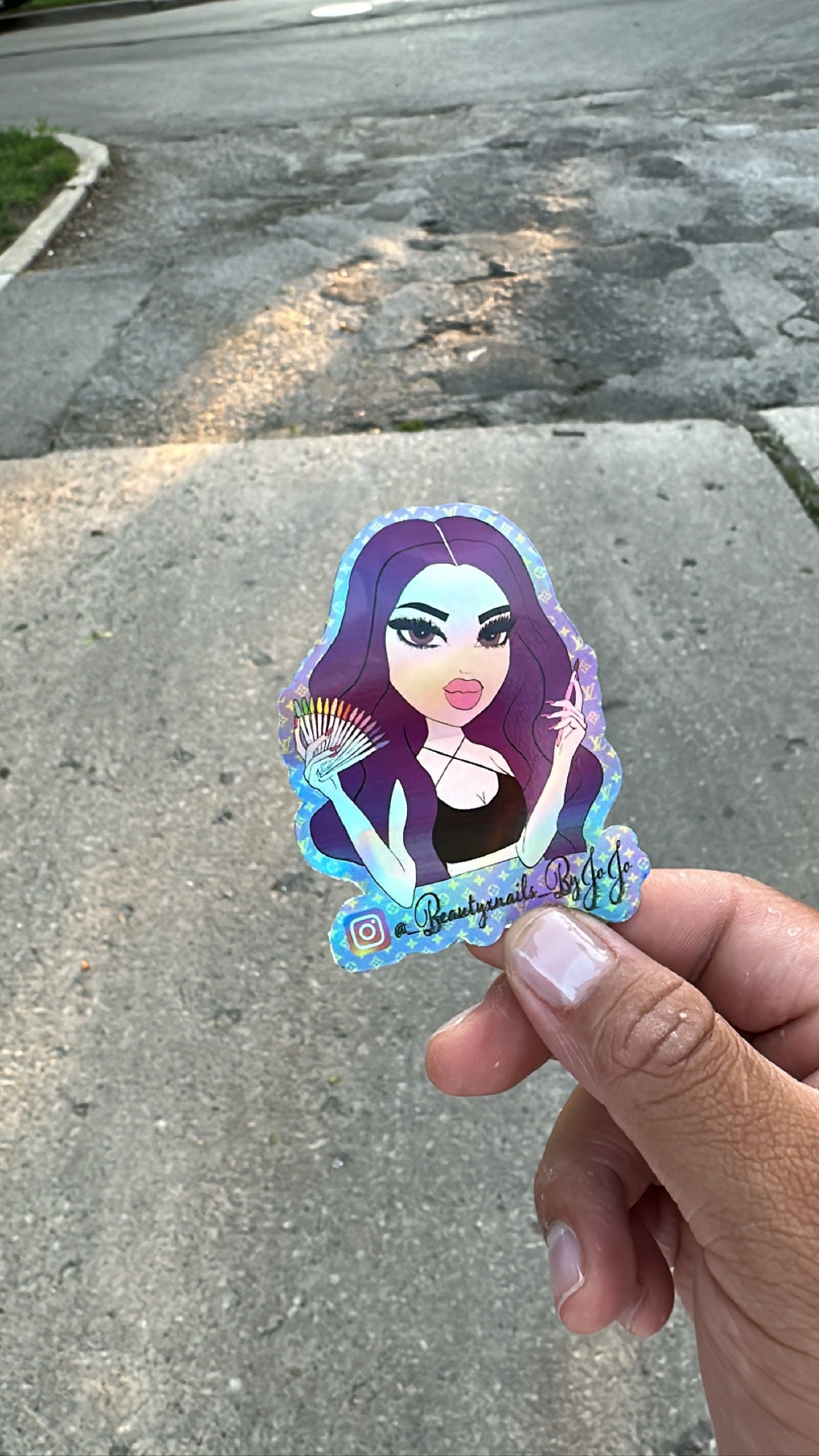 3x3 Inch Custom Holographic Die Cut Stickers - Etsy
