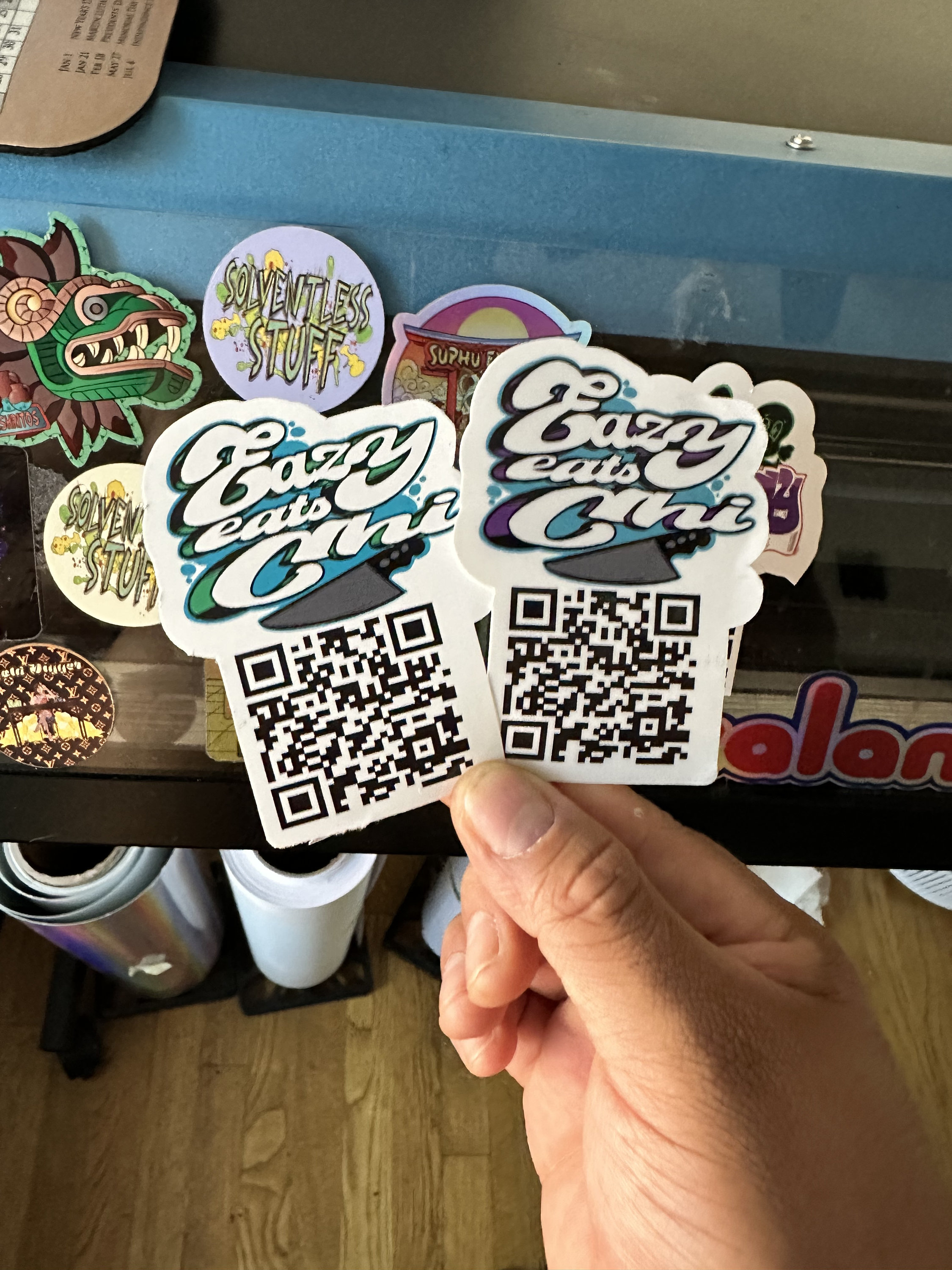 Custom 1 X 2 Inch QR Codes Stickers - Etsy