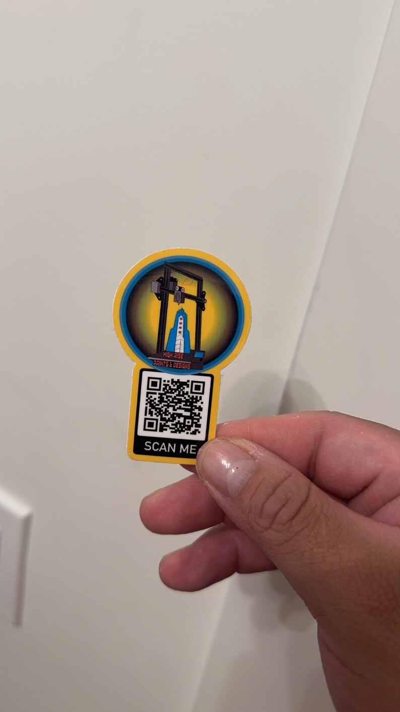 Custom 1 X 2 Inch QR Codes Stickers - Etsy