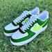 Custom Green & Grinch Green Air Force 1's - Etsy