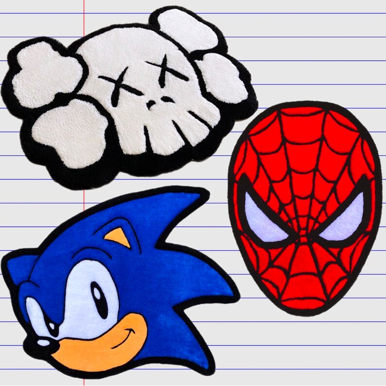 Custom Character Head Rug - Etsy