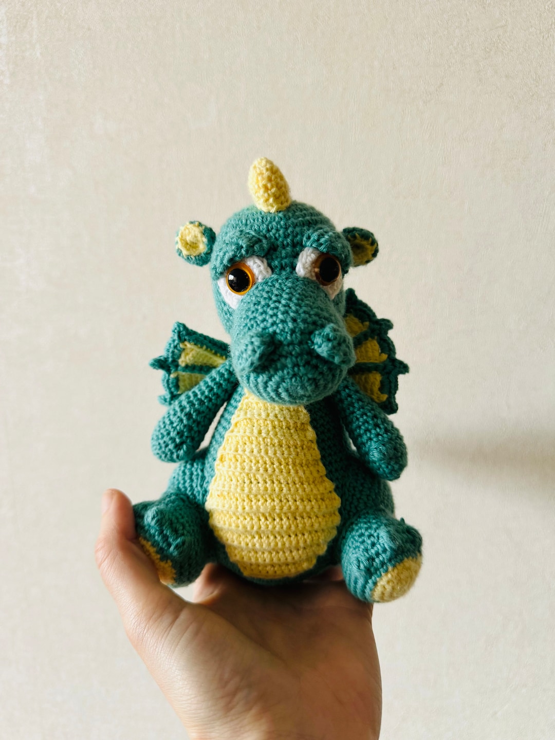 Amigurumi Drake the Dragon - Etsy