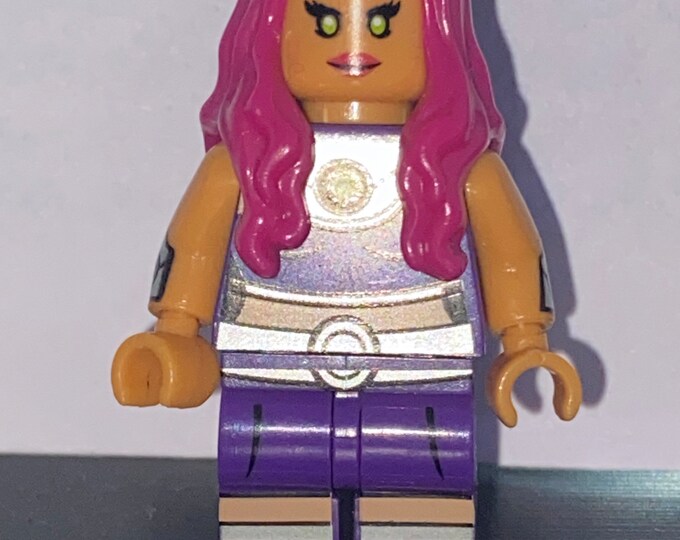 Starfire Lego Minifigure - Etsy