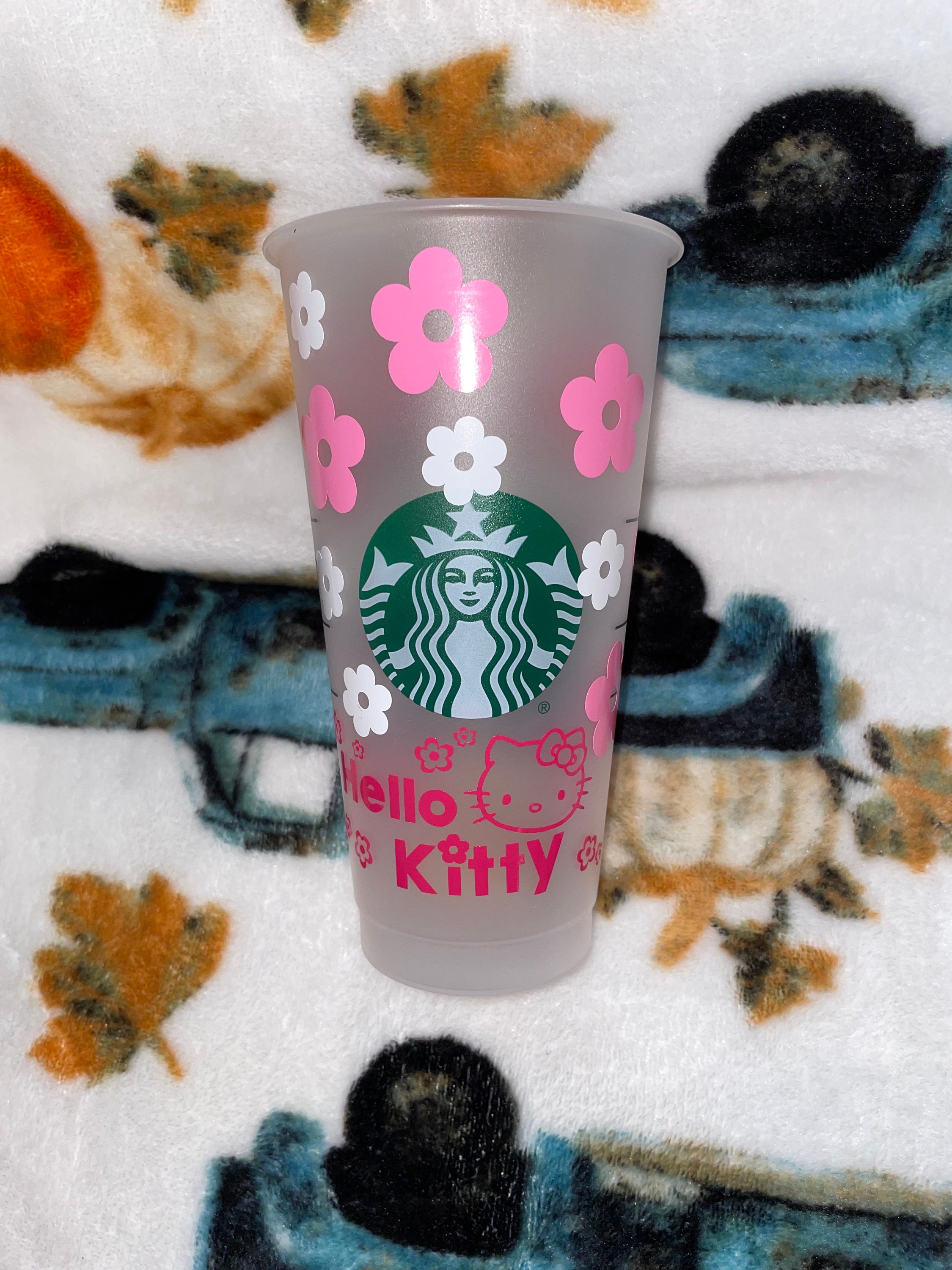 Hello Kitty 24 Oz Reusable Starbucks Cup - Etsy