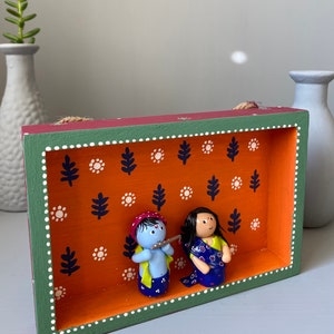 Hindu Clay Wall Art Krishna - Etsy