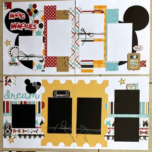 Scrapbook Page Kits - Etsy