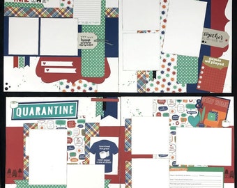 Covid Scrapbook Pages - Etsy