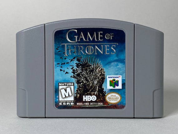 Custom N64 Game of Thrones Nintendo 64 Video Game - Etsy