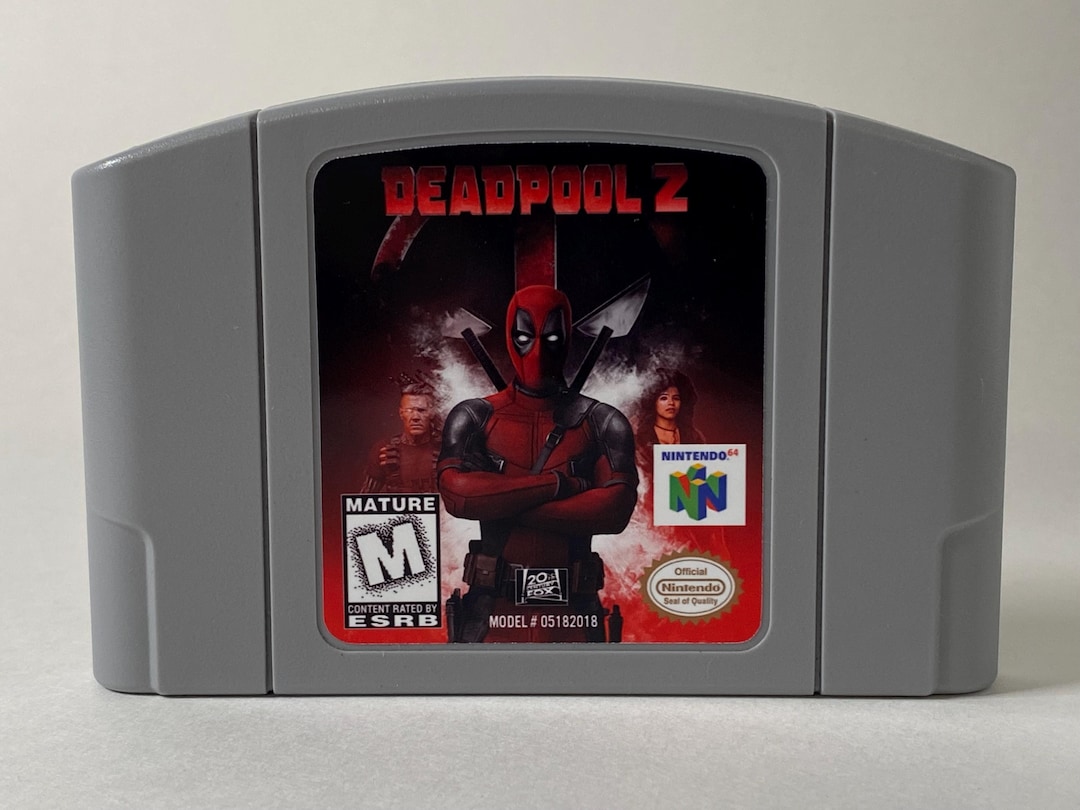 Custom N64 - Dead.pool 2 - Nintendo 64 Video Game Cartridge, Award ...