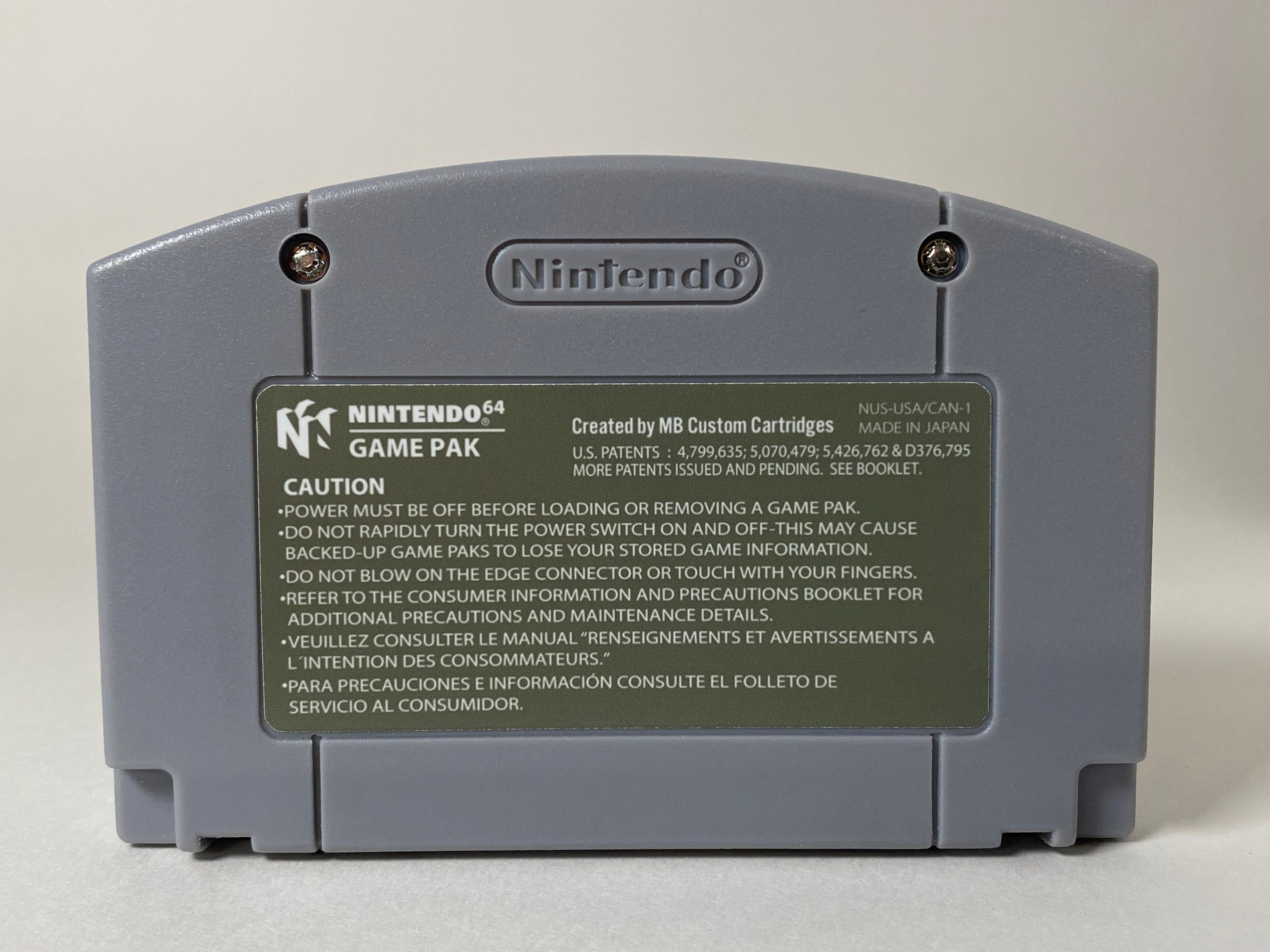 Custom N64 - HELLDIVERS 2 - Nintendo 64 Video Game Cartridge ...