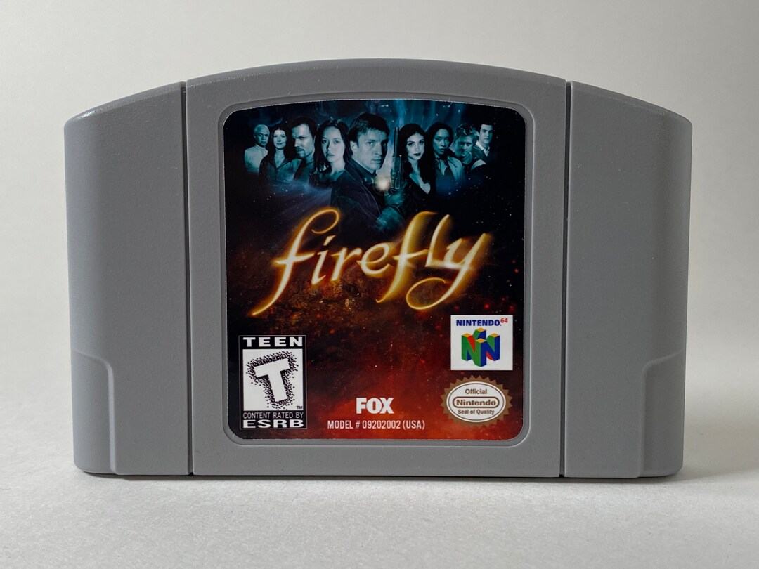 Custom N64 - Firefly - Nintendo 64 Video Game Cartridge, Award Winning ...