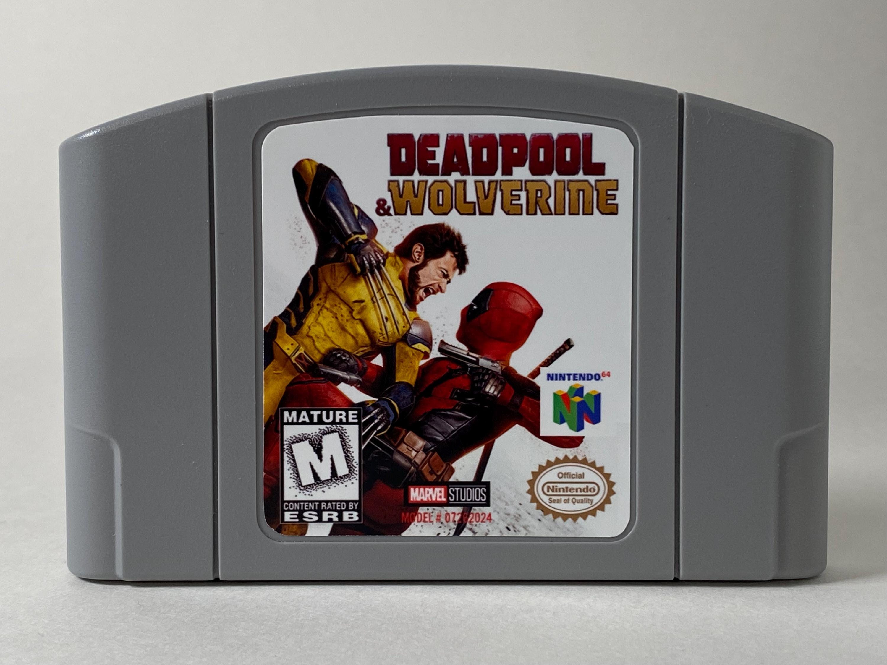 Custom N64 - Dead.pool & Wolver.ine - Nintendo 64 Video Game Cartridge ...