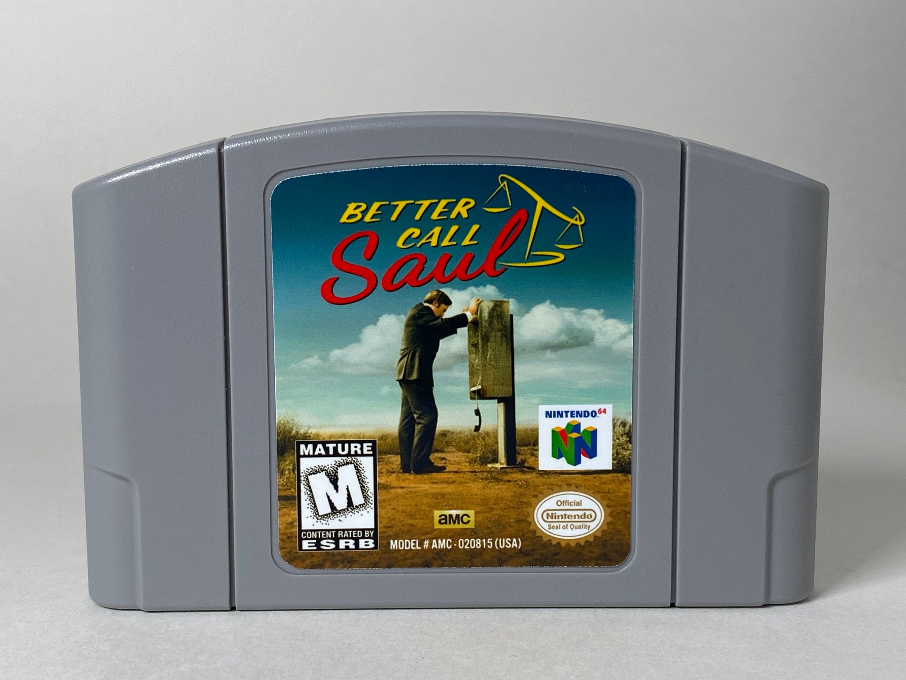 Custom N64 - Better Call Saul - Nintendo 64 Video Game Cartridge, Award ...
