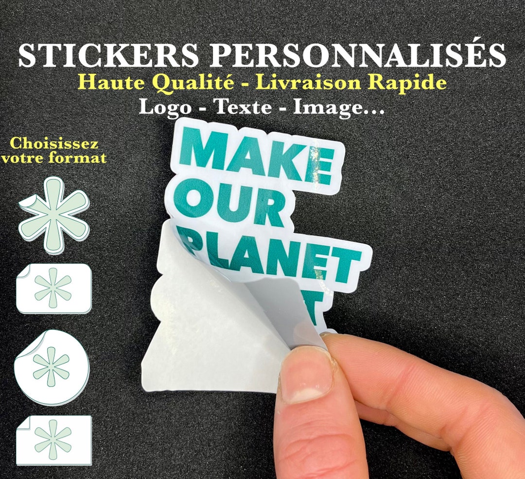 Stickers Waterproof Stickers High Durability Company Logo Round to ...