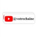 Sticker Sticker Youtube Custom Channel for Decoration - Etsy