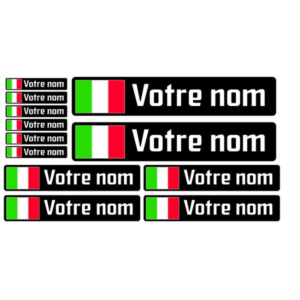 Italian Flag Bike Sticker - Etsy