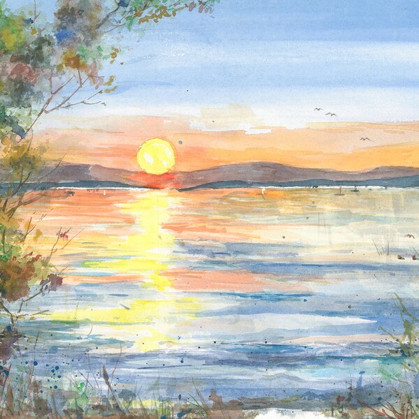 Paintings of Sunrise - Etsy