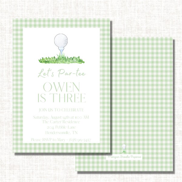 Golf Masters First Birthday - Etsy