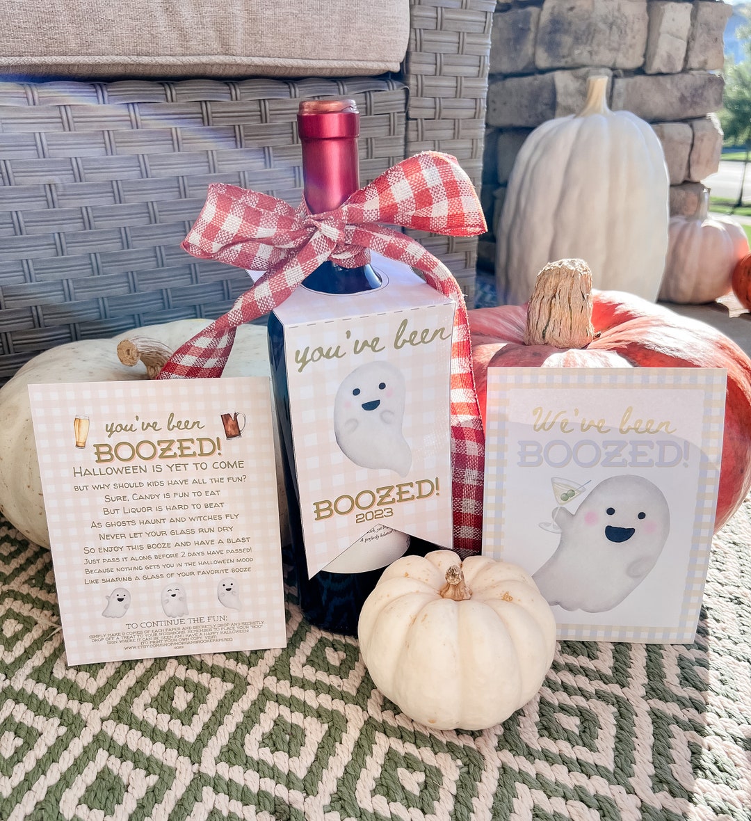 Boozed Kit, You've Been Boozed, We've Been Boozed, Halloween Tags ...