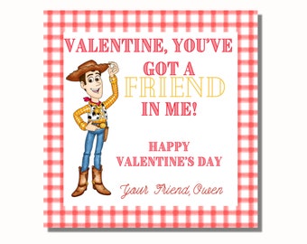 Printable Valentines Day Cards for Kids, Valentine Tags, Toy Story ...