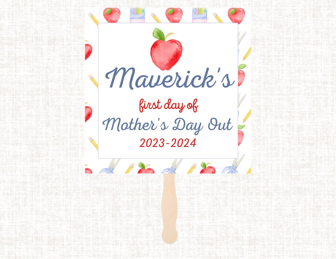 Back to School Sign | Mother's Day Out Sign | Preppy School Sign ...