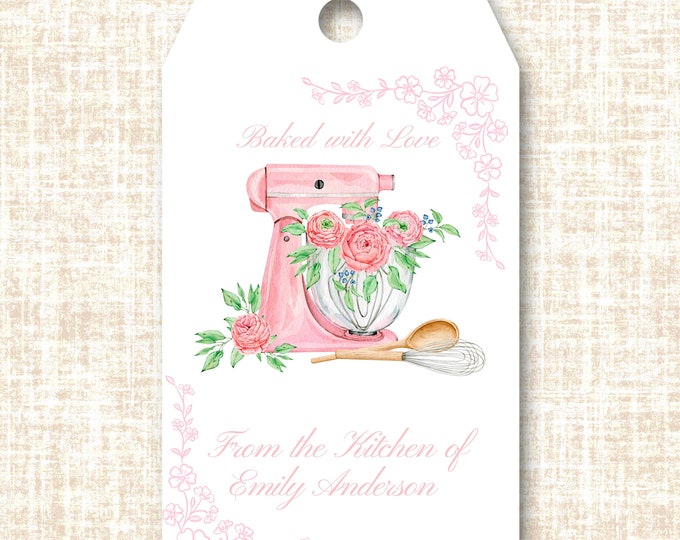 Kitchen Gift Tags 'from the Kitchen Of' or Baked With Love' Choose Your ...